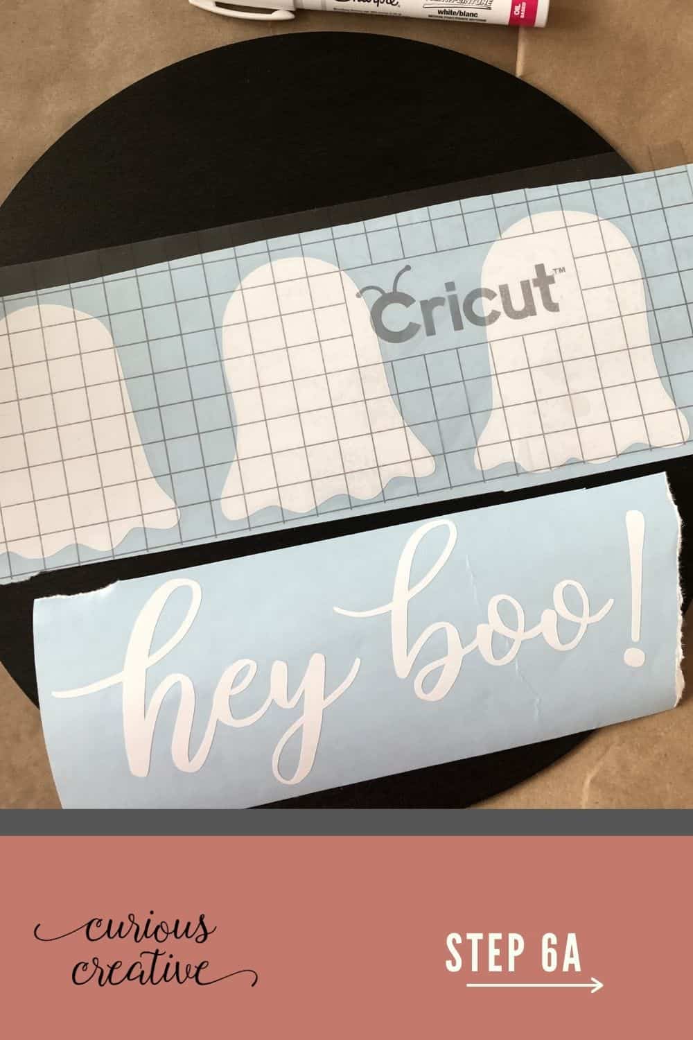 "Hey Boo!" Halloween Wood Sign - Curious Creative Studio