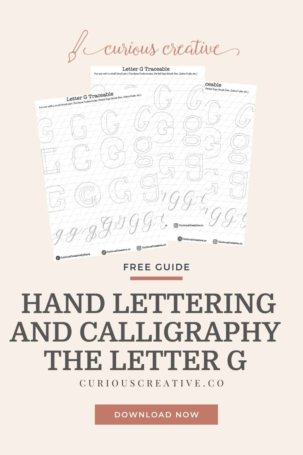 20 Ways to Draw the Letter G Using Hand Lettering and Calligraphy ...